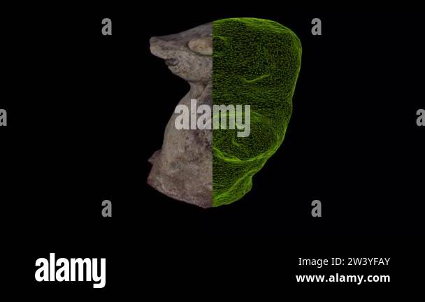 Valdivia Statue 3D Scan Manipulation Photogrametry Tehnique Used For ...
