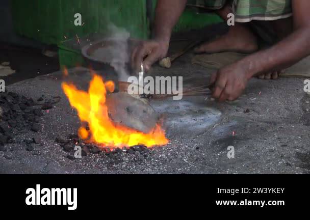 Workers labor on furnace Stock Videos & Footage - HD and 4K Video Clips ...