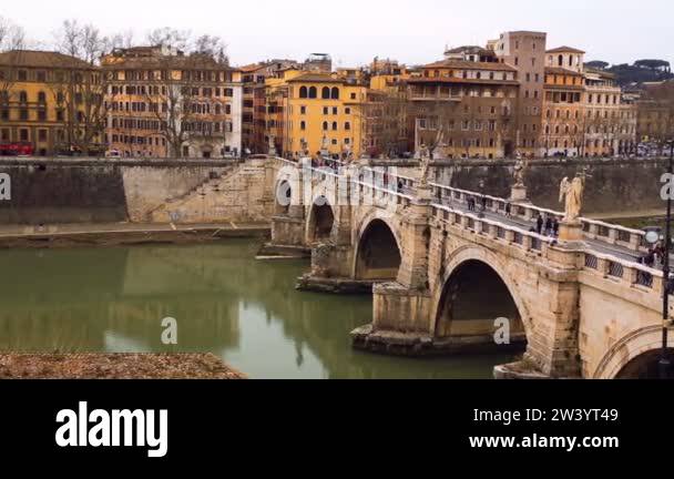 Famous bridge rome roma Stock Videos & Footage - HD and 4K Video Clips ...