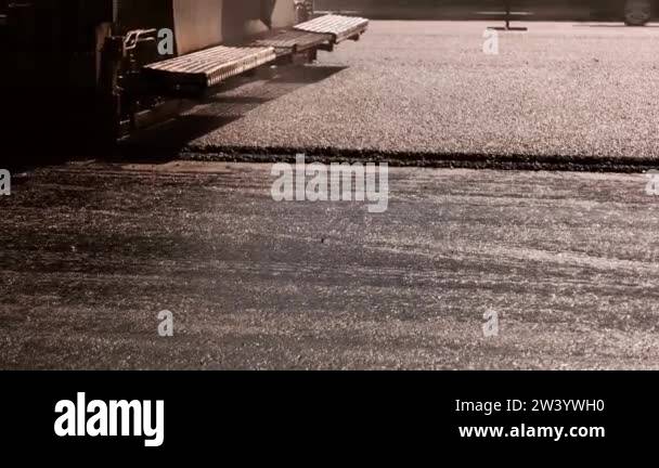 Asphalt road making machine Stock Videos & Footage - HD and 4K Video ...