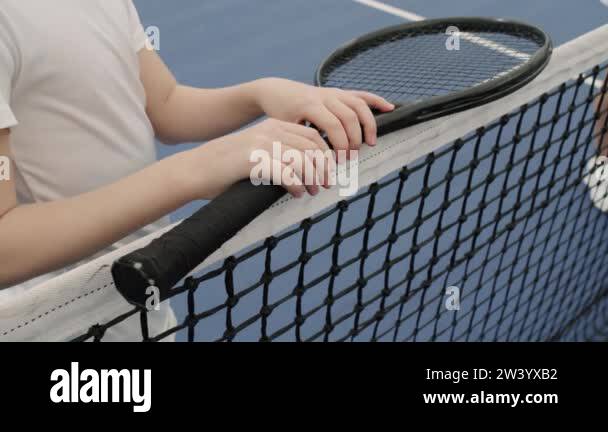 Young girl holding tennis racket Stock Videos & Footage - HD and 4K ...