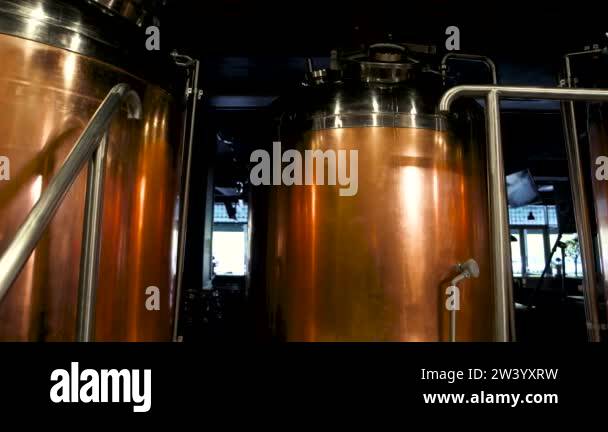 Copper beer brewing tanks Stock Videos & Footage - HD and 4K Video ...