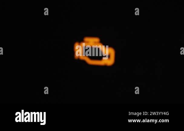 Check engine light on, car trouble, engine failure, visit to repair ...