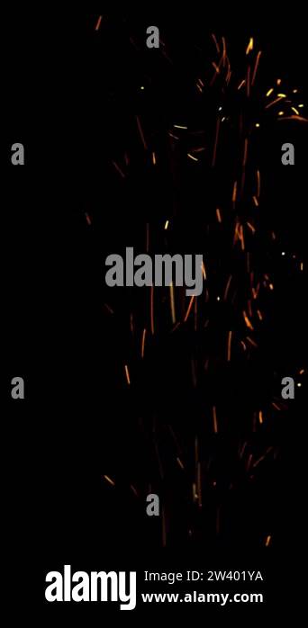 4K Sparks hits on Black Background, Sparks Over Black (ULTRA HD, UHD ...