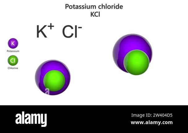Potassium chloride (formula: KCl or ClK) is a metal salt composed of ...