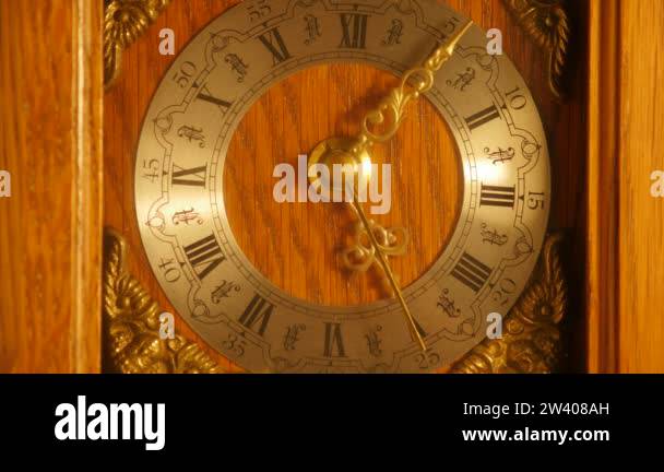 Antique Clock timelapse of hours flying - 4K Ultra HD Stock Video ...