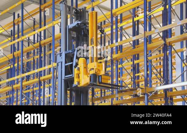 Stacker forklift warehouse Stock Videos & Footage - HD and 4K Video ...