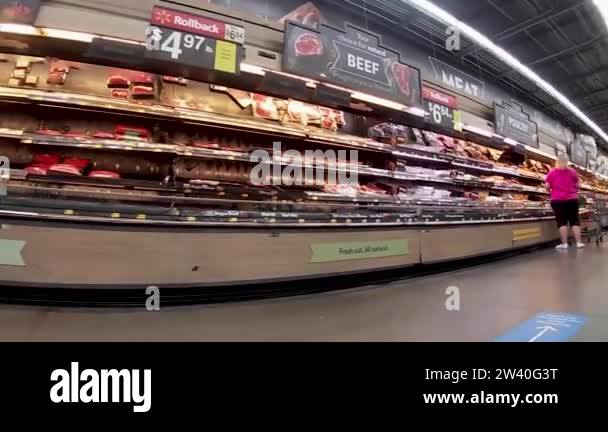 Snellville, Ga USA - 08 15 20: Walmart Neighborhood Market grocery ...