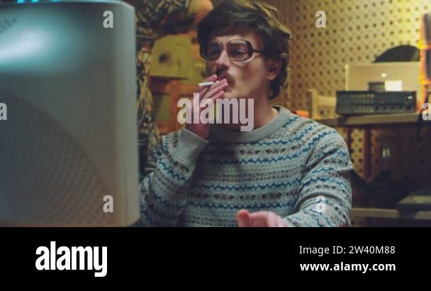 Man cigarette 80s Stock Videos & Footage - HD and 4K Video Clips - Alamy