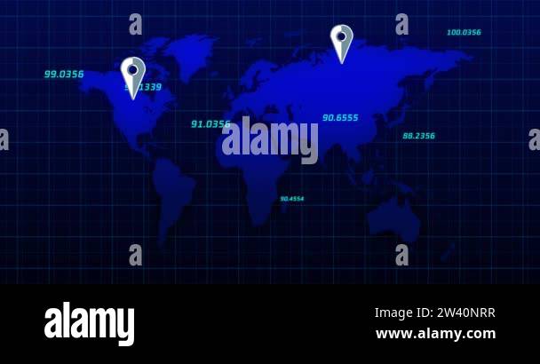 Location numbers on map Stock Videos & Footage - HD and 4K Video Clips ...