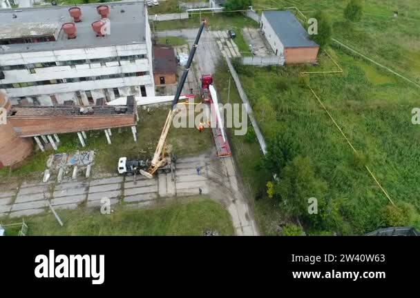 Harbor boom crane silhouette Stock Videos & Footage - HD and 4K Video ...