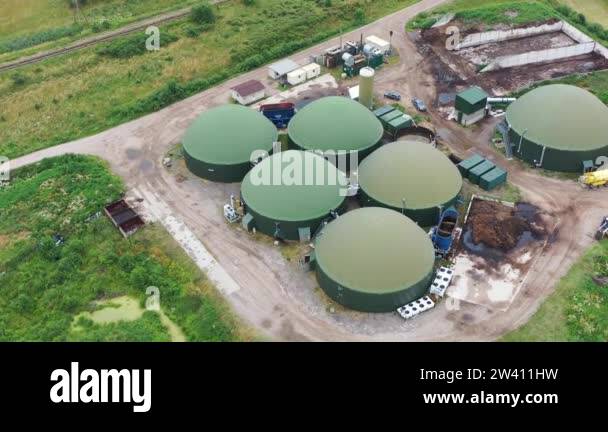 Outdoor shot biogas plant Stock Videos & Footage - HD and 4K Video ...