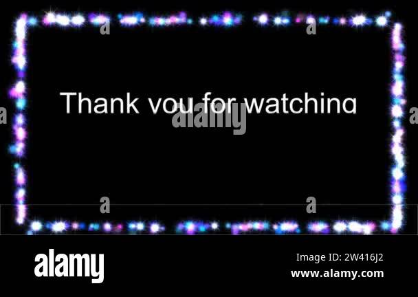 Thank you for watching motion graphics animation. Video cover animation ...