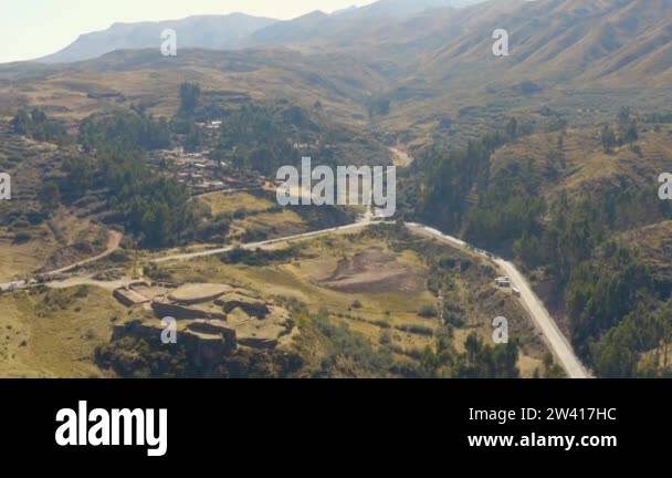 Puca Pucara Inca fortress (called the red Castle) is a military ...