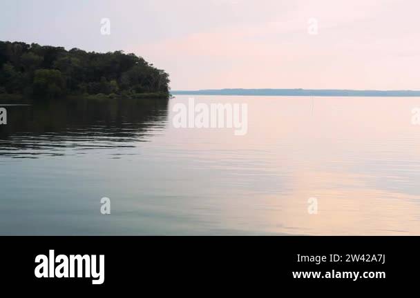 panoramic footage featuring the Mallows bay on the Potomac river Here ...