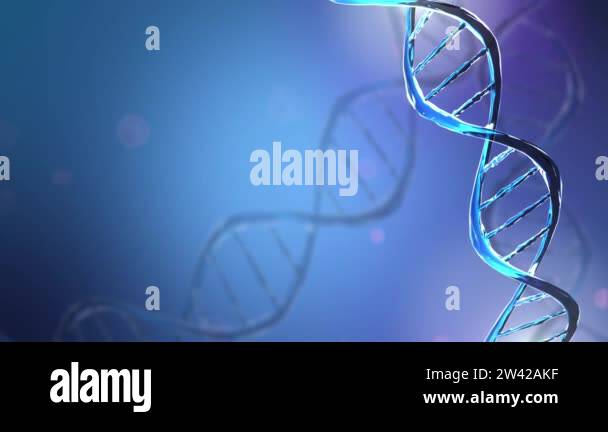 Detailed digital interface of futuristic DNA analysis process Motion ...