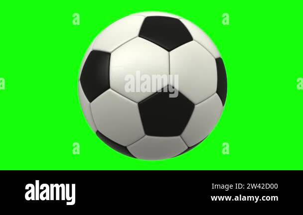 3d rendered animation of rotating soccer ball Stock Video Footage - Alamy