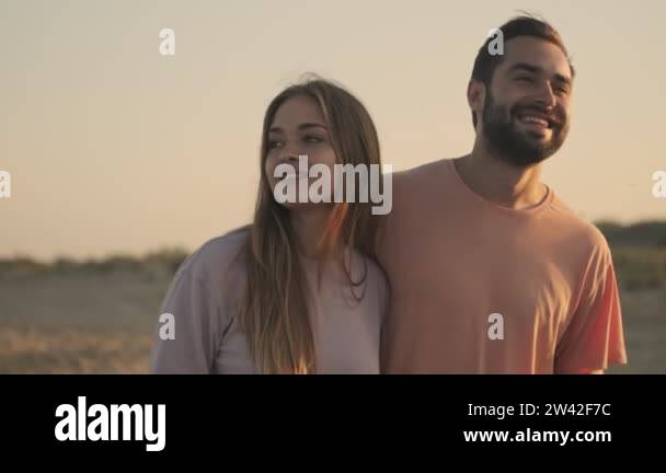 Beautiful woman man hugging smiling Stock Videos & Footage - HD and 4K ...