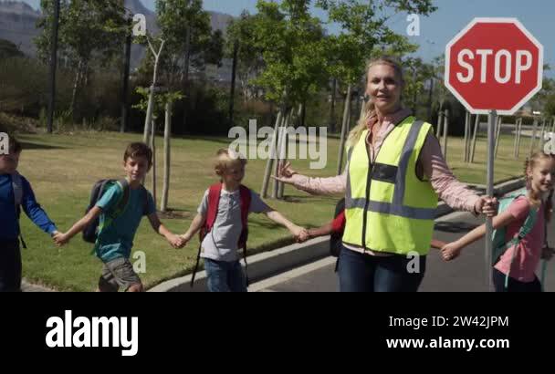 Lollipop crossing sign Stock Videos & Footage - HD and 4K Video Clips ...