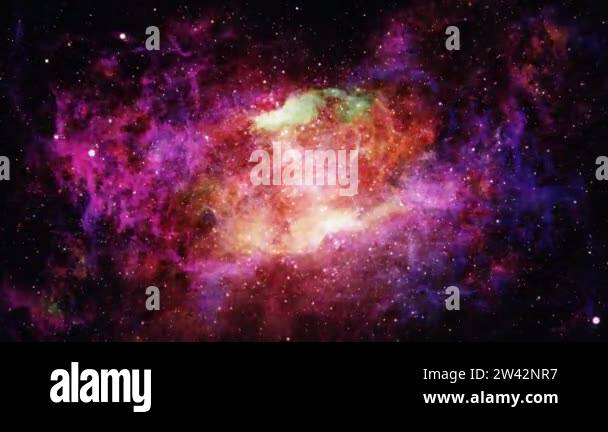 Abstract Flying Into Bursting Giant Nebula background for scientific ...