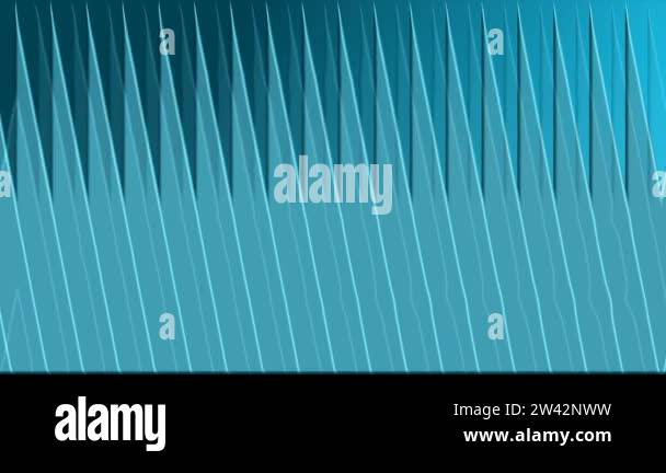 Scrolling blue 3d triangle shapes, animated video background, abstract ...