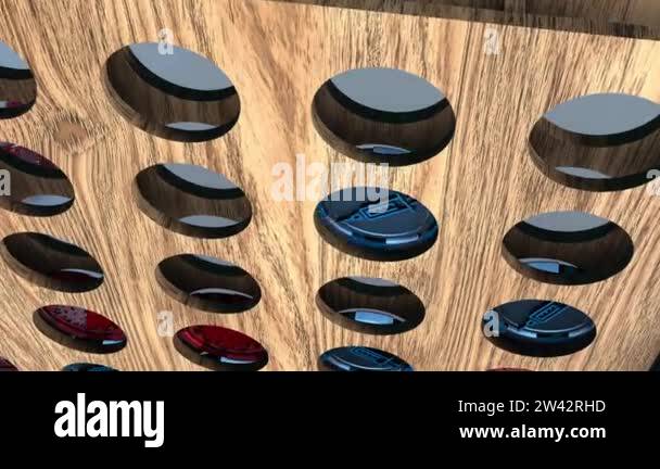 3D model animation on a gradient background Stock Video Footage - Alamy