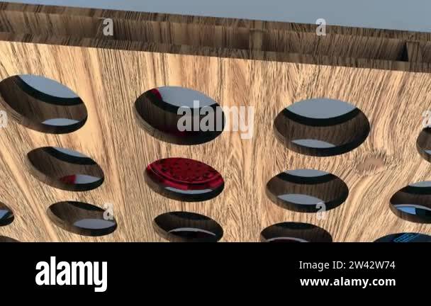 3D model animation on a gradient background Stock Video Footage - Alamy