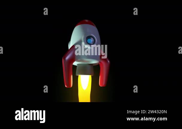 Space rocket flight start of new business Stock Videos & Footage - HD ...