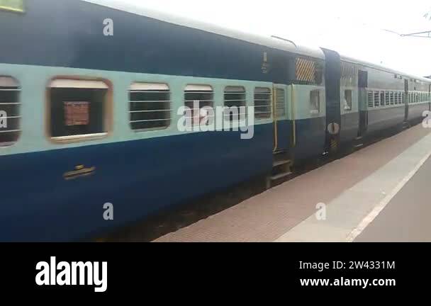 High speed Superfast Sealdah Rampurhat Intercity Express Train number 12373/12374 of indian ...