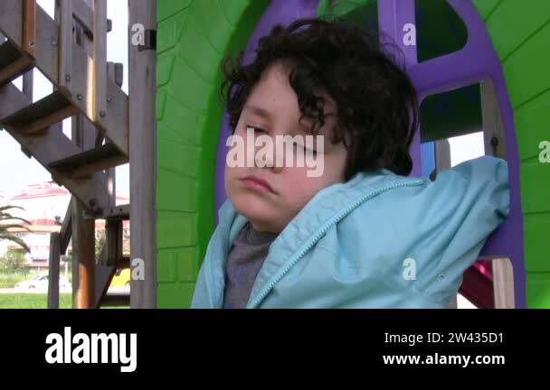 Sad boy crying Stock Video Footage - Alamy