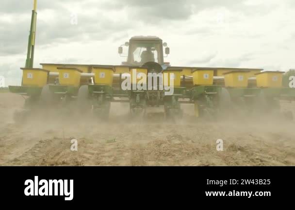 Spring planting corn seed farming Stock Videos & Footage - HD and 4K ...