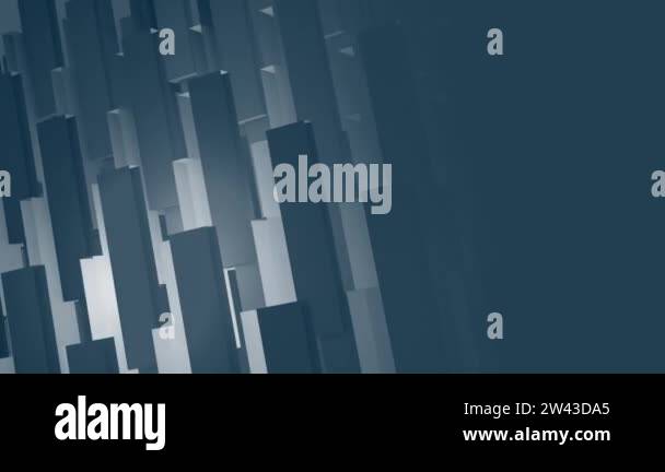 Abstract, blue corporate or technology motion background animation with copy space: patterned ...