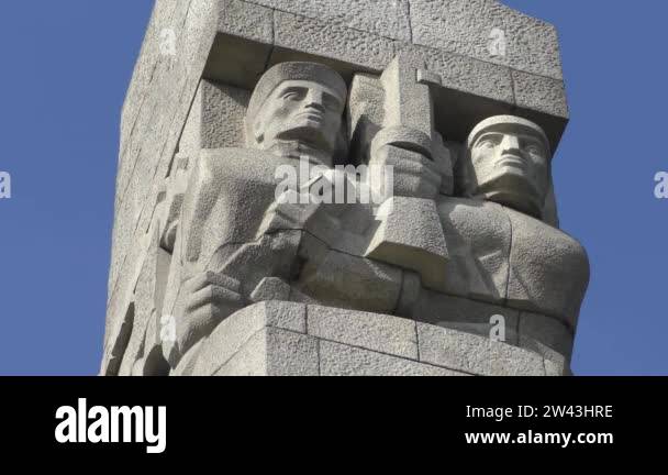 Westerplatte Monument in memory of the Polish defenders. The Battle of ...