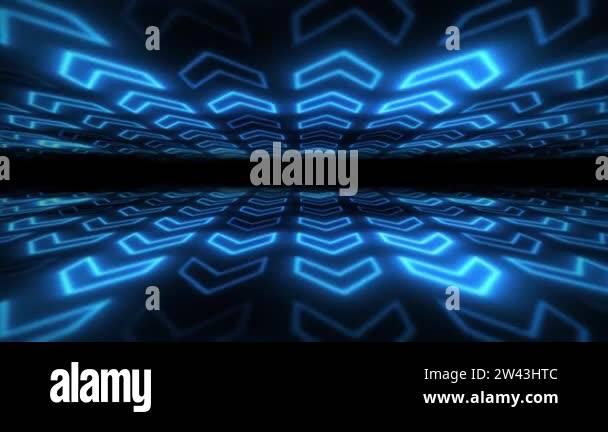 3d Arrows Technology Shifting Background/ 4k animation of an abstract ...