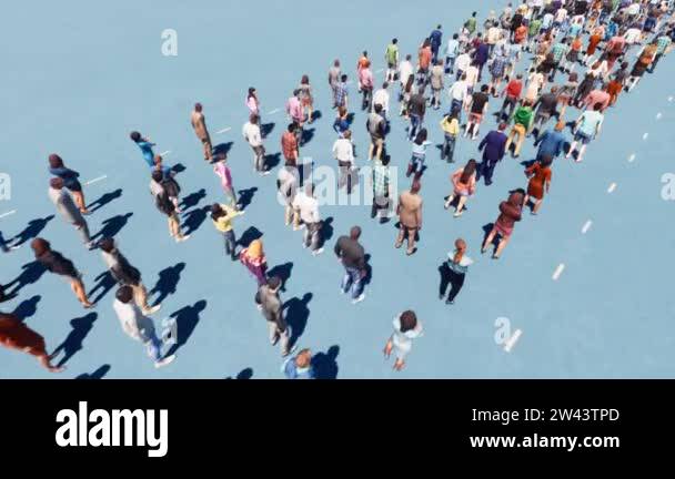Standing line Stock Videos & Footage - HD and 4K Video Clips - Alamy