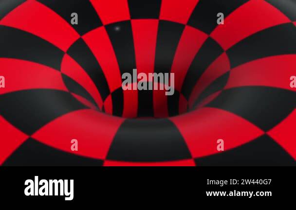 Dynamic abstract spewing hole. Animated red black background with ...