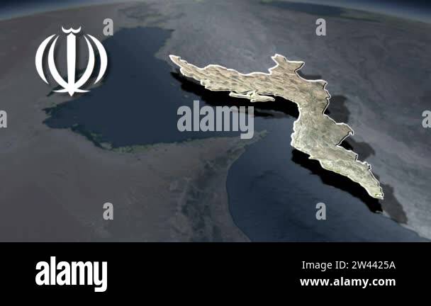 Provinces of Iran animation map Stock Video Footage - Alamy