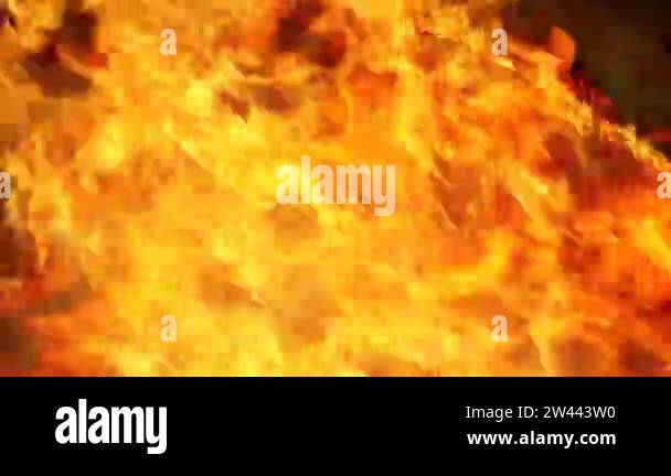 Fire lava continuous burning. Texture flame volcano background ...