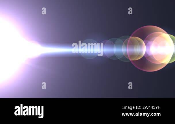 Anamorphic lens flare. FHD resolution lights background Stock Video ...