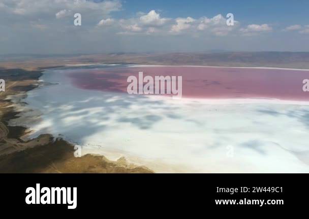 A salt or saline lake is a landlocked body of water that has a ...