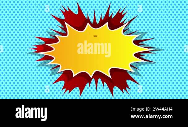 4k animated Wow Sale Comic book style advertisement text. Words effect ...