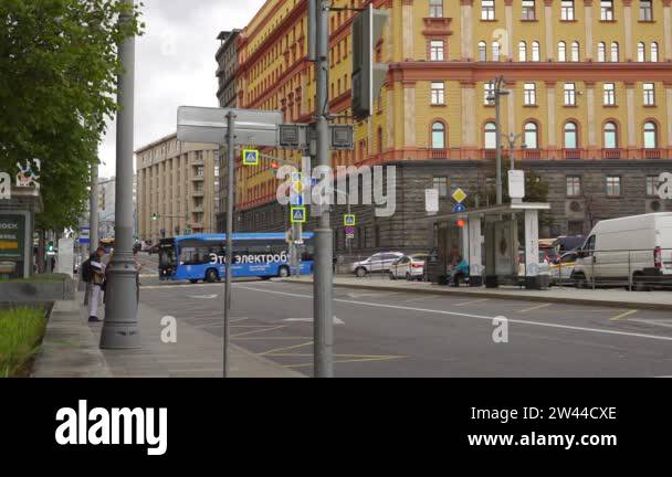 Moscow / Russia - September 11 2020: Modern public transport in Moscow ...