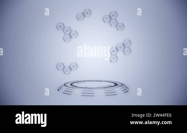 Modern medical health care concept. Futuristic examination with health ...