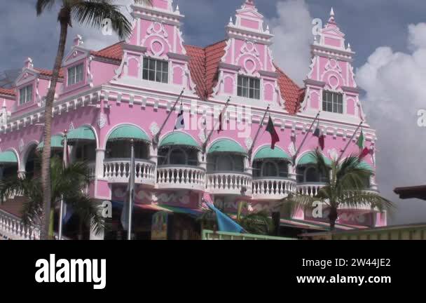 Colorful buildings in oranjestad aruba Stock Videos & Footage - HD and ...