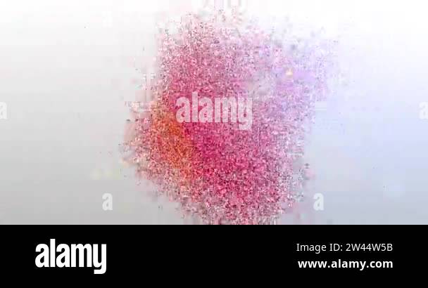 1K. Particle Logo. Text Animation Stock Video Footage - Alamy