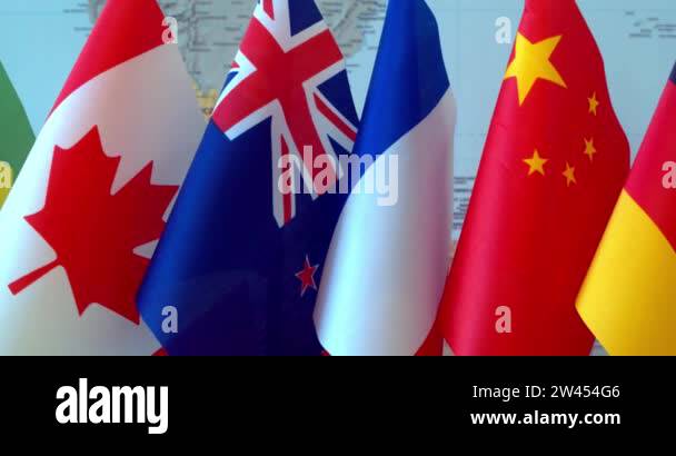 European countries flags group Stock Videos & Footage - HD and 4K Video ...