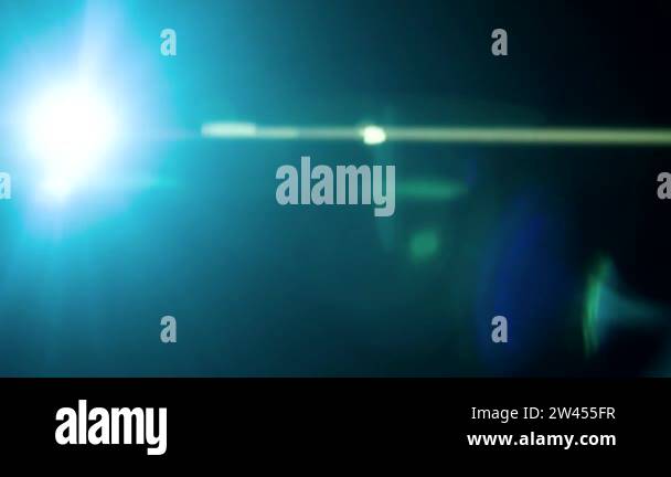 Anamorphic lens flare. FHD resolution lights background Stock Video ...
