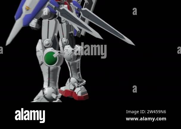 3D animation of GN-001 Gundam Exia Original 3D model: GN-001 Gundam ...