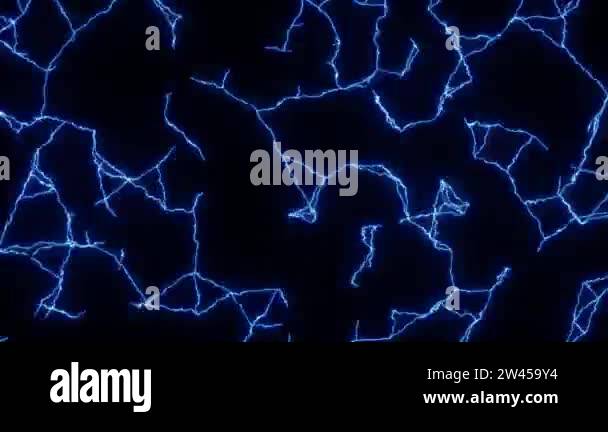 Electrical arcs neon lightning retro future vr voltage glow vector tron loop 4k Stock Video ...