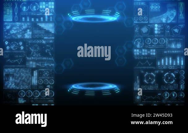 Modern medical health care concept. Futuristic examination with health ...